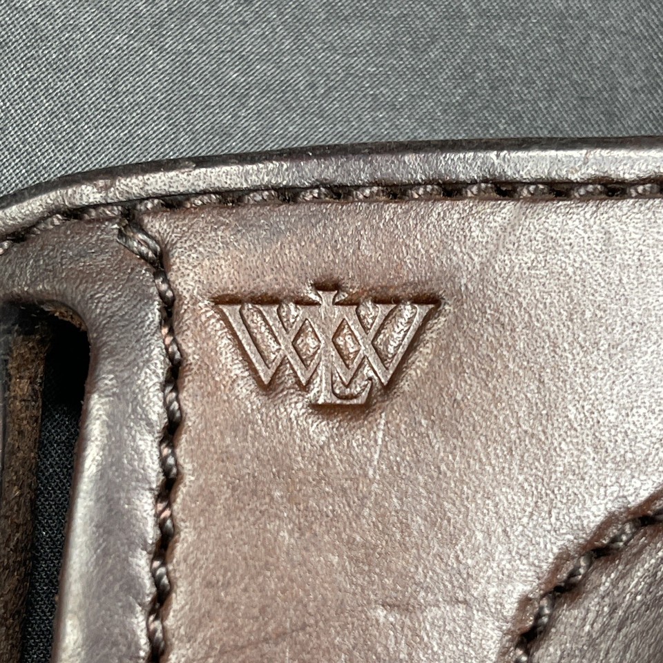 Rare Wright Leather Works WLW Leather Chest Body Holster For Handguns ...