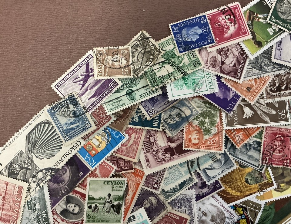 200+ Off-paper Worldwide Stamps Unsorted | eBay UK