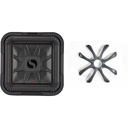 Kicker 46L7T124 L7T L7-Thin 12-Inch (30cm) Subwoofer, Dual Voice Coil ...