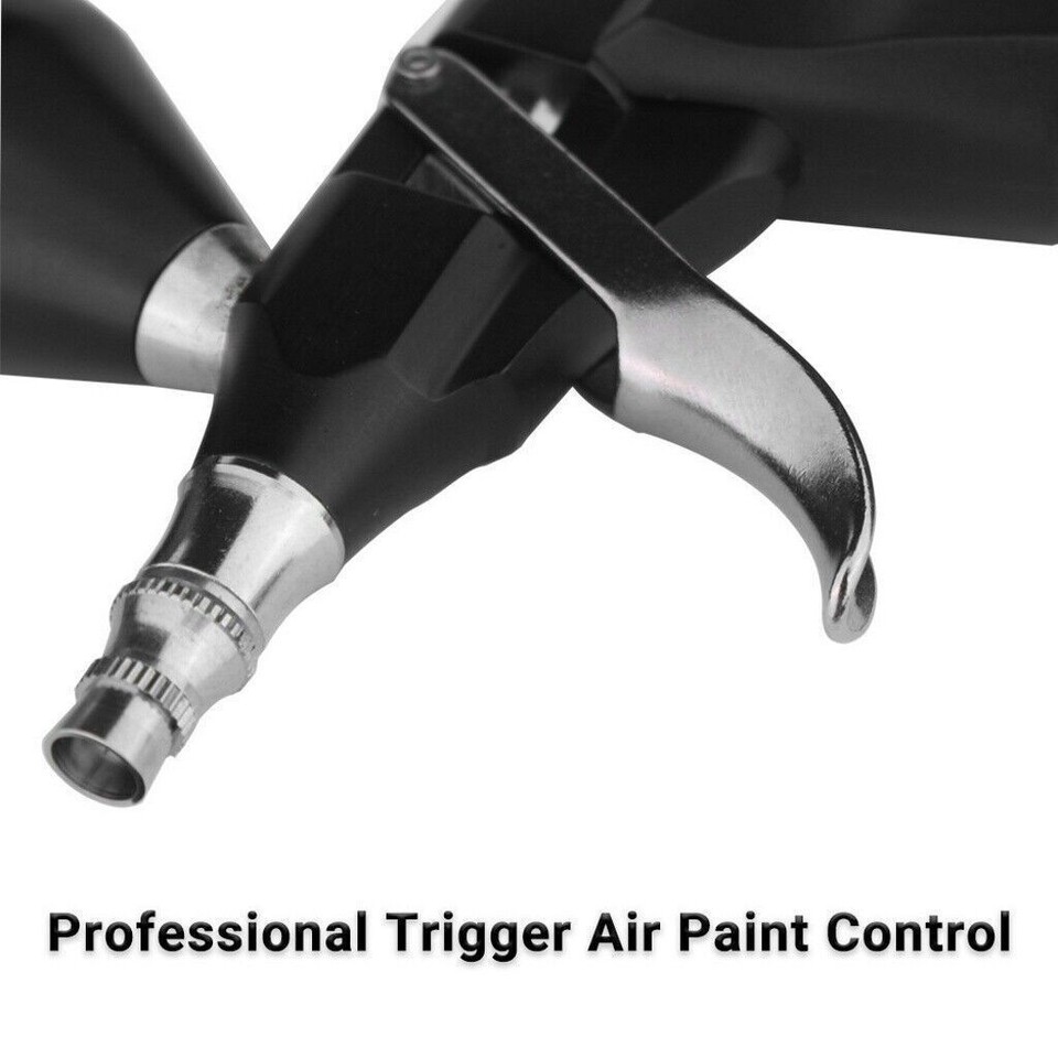 Airbrush Compressor Dual Action Trigger Control Spray Gun Air Brush ...