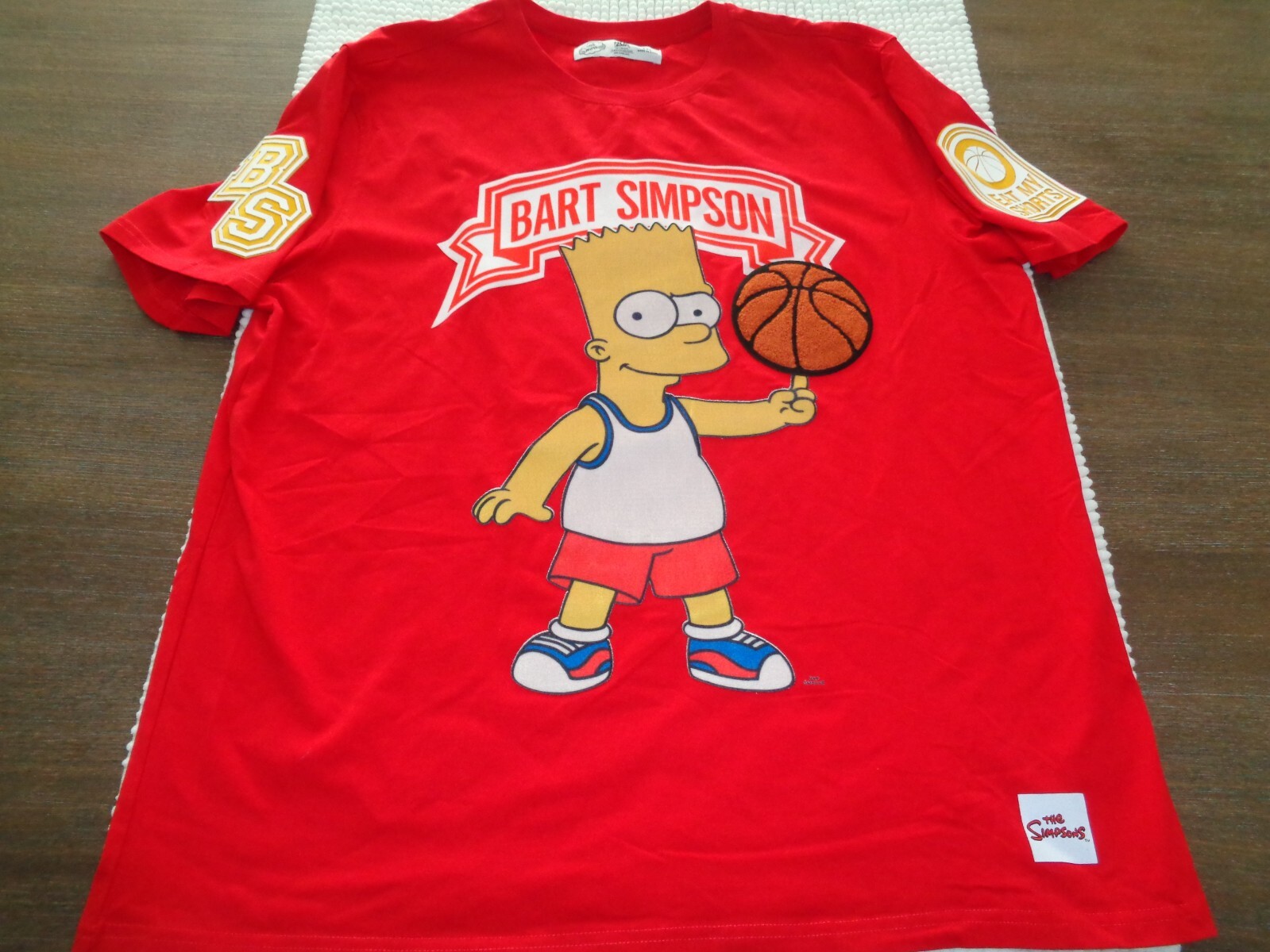 Rare Bart Simpson Eat My Shorts Basketball Shirt Mens… - Gem