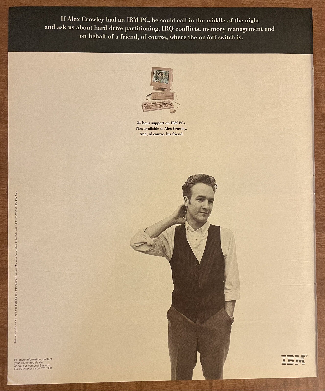 1994 IBM PC Computer Alex Crowley Old Tech 90s Print Ad | eBay