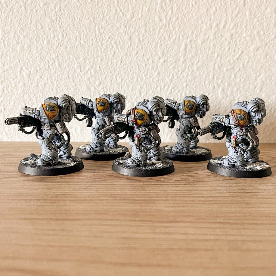 Warhammer 40k Primaris Marines - Painted Space Wolves Army - (242) | eBay