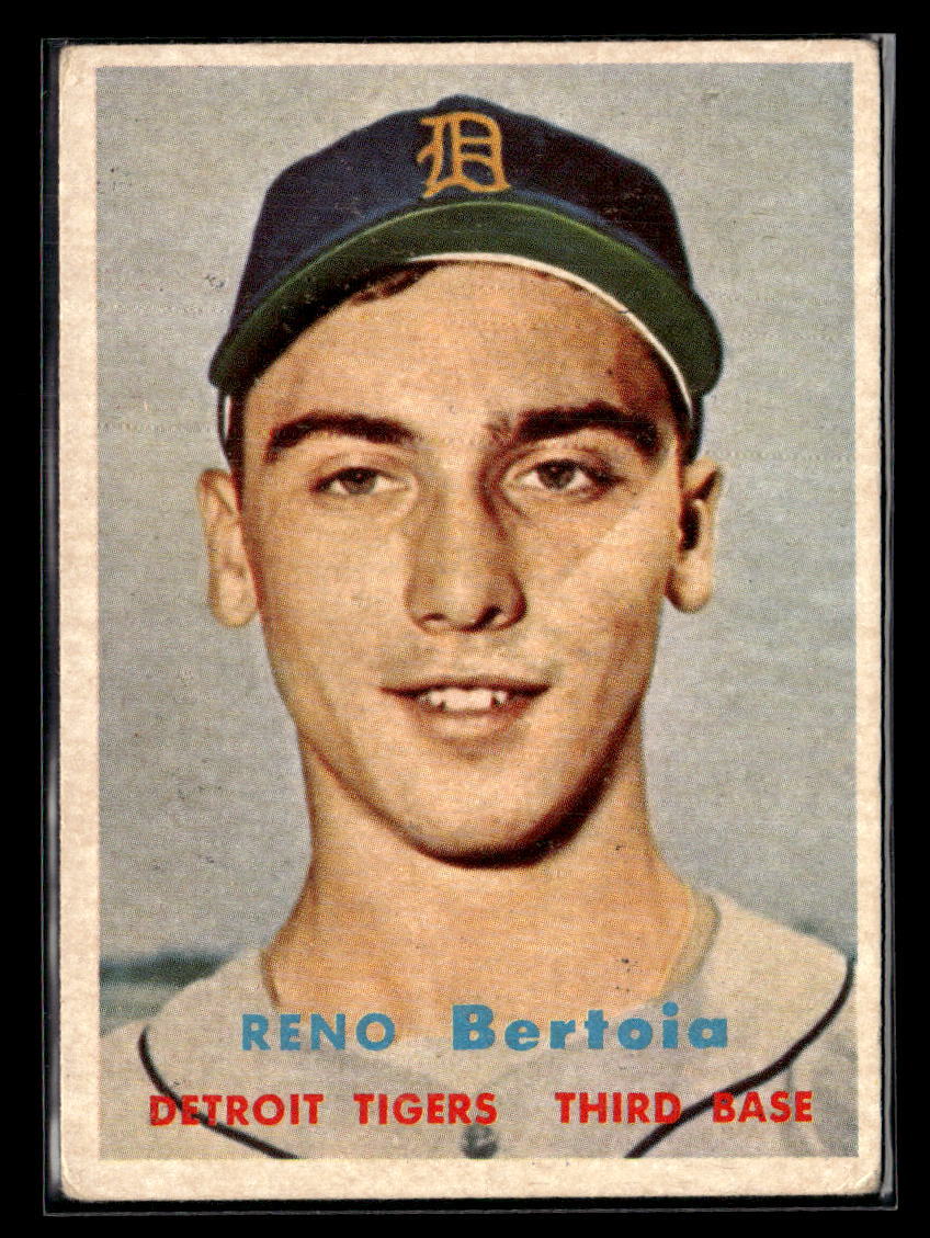 1957 Topps #390 Reno Bertoia - Tigers - EX/EX+ | eBay