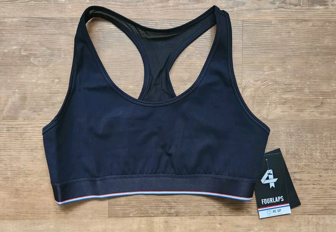 Fourlaps/4 Laps Women's Circut Sports Bra Black Large NWT | eBay