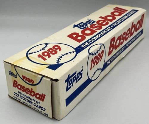 1989 Topps Baseball Complete Card Set (792 Cards) Factory Sealed | eBay