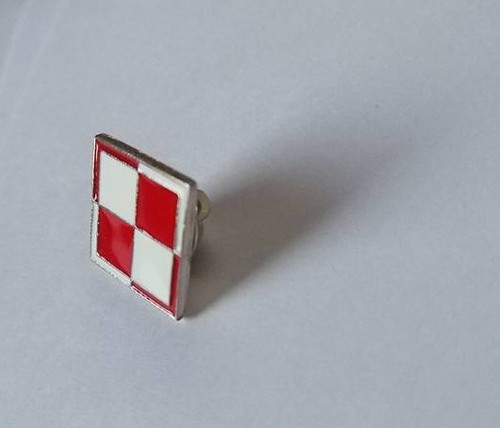 Poland Army WW2 WWII Polish The Air Force checkerboard lapel pin badge ...