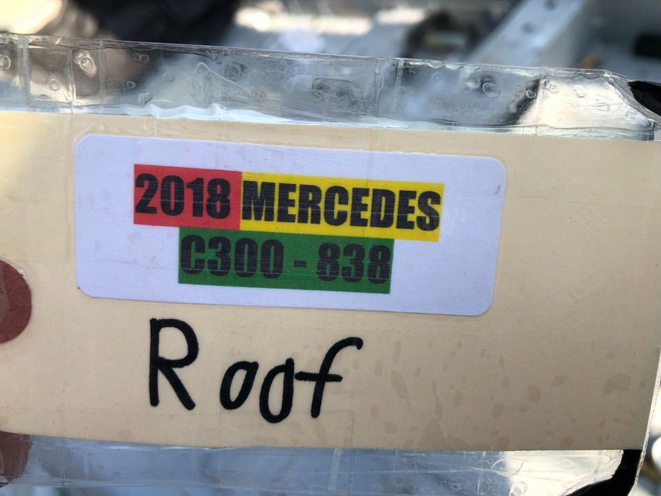 2015-2021 Mercedes-Benz C300 W205 Panoramic Sunroof Roof Frame Panel ...