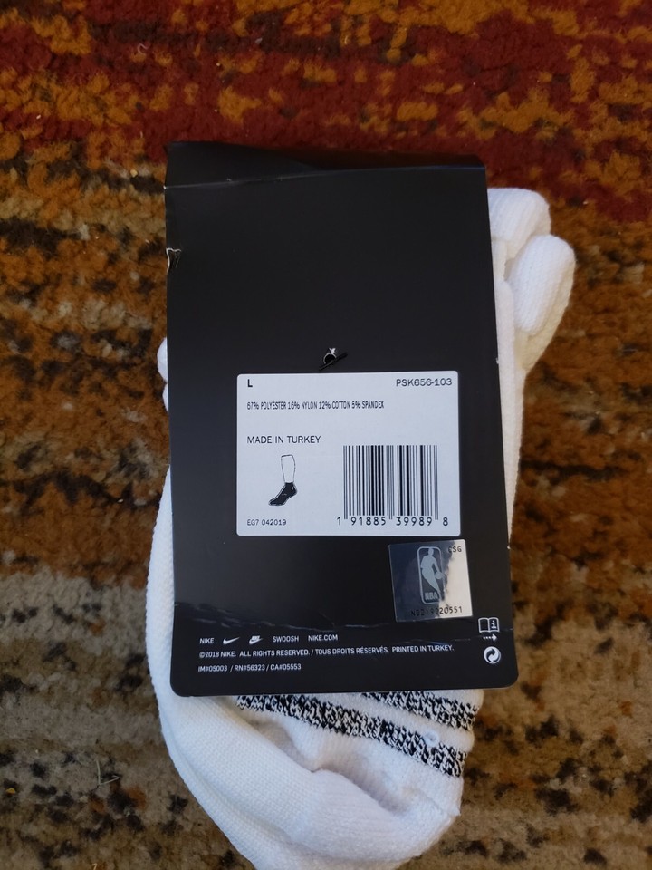 Nike Jordan Elite NBA WNBA Team Color Socks Over Calf Short Crew NWT sz ...