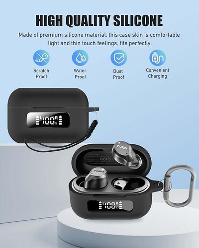 Case for TOZO NC9 2024, Silicone Protective Cover Scratch-Proof with ...