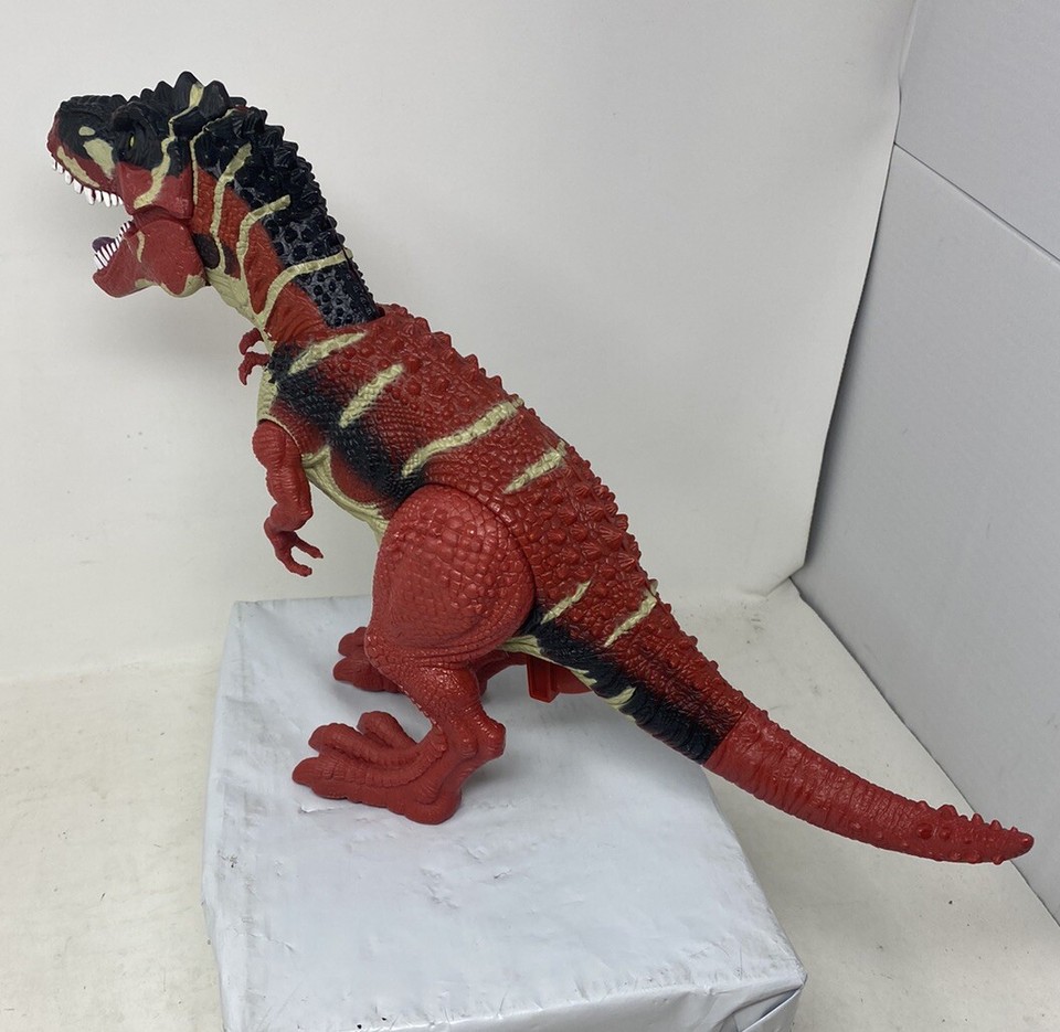 2008 Chap Mei Toys R Us 16" Red Devil T-Rex Dinosaur Roars & Lighted ...