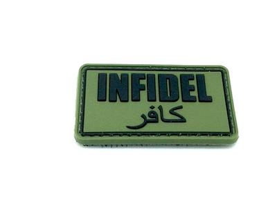 Infidel PVC Airsoft Paintball Patch Green | eBay UK
