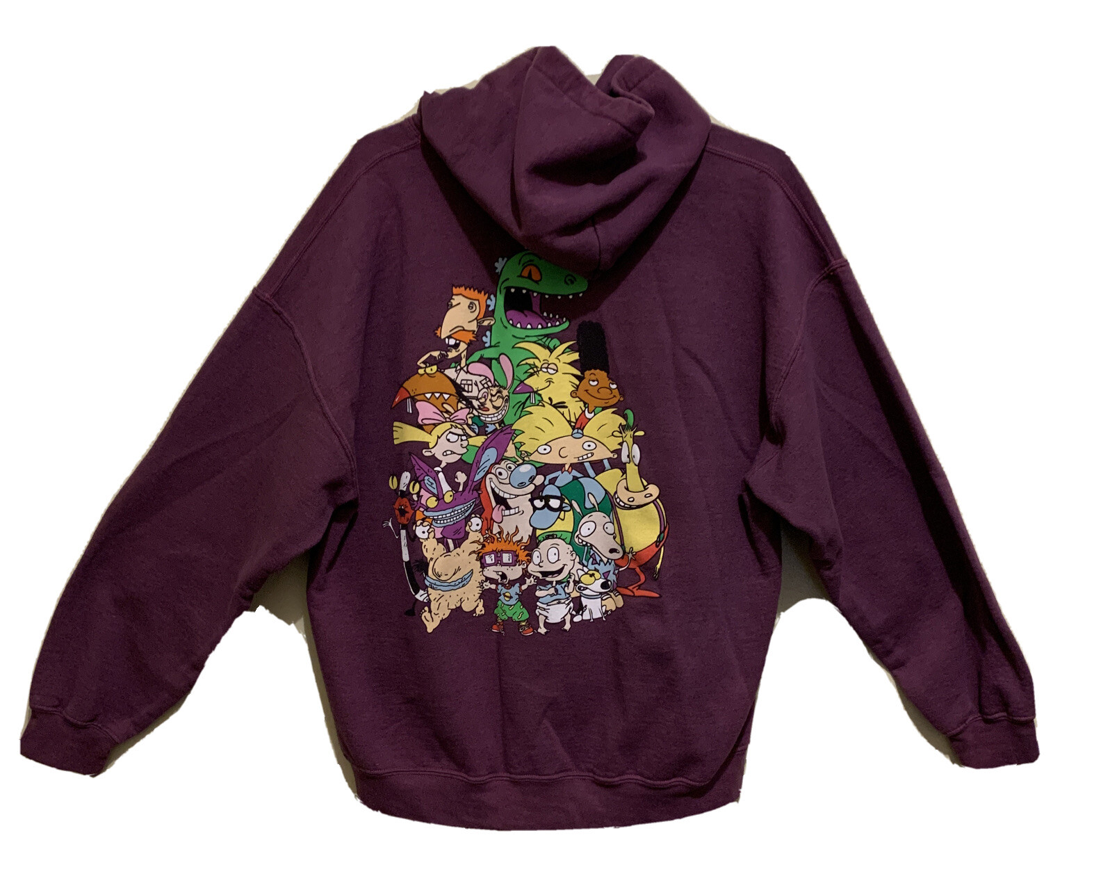 NIickelodeon Classic Cartoons 90's Hoodie Size Large … - Gem