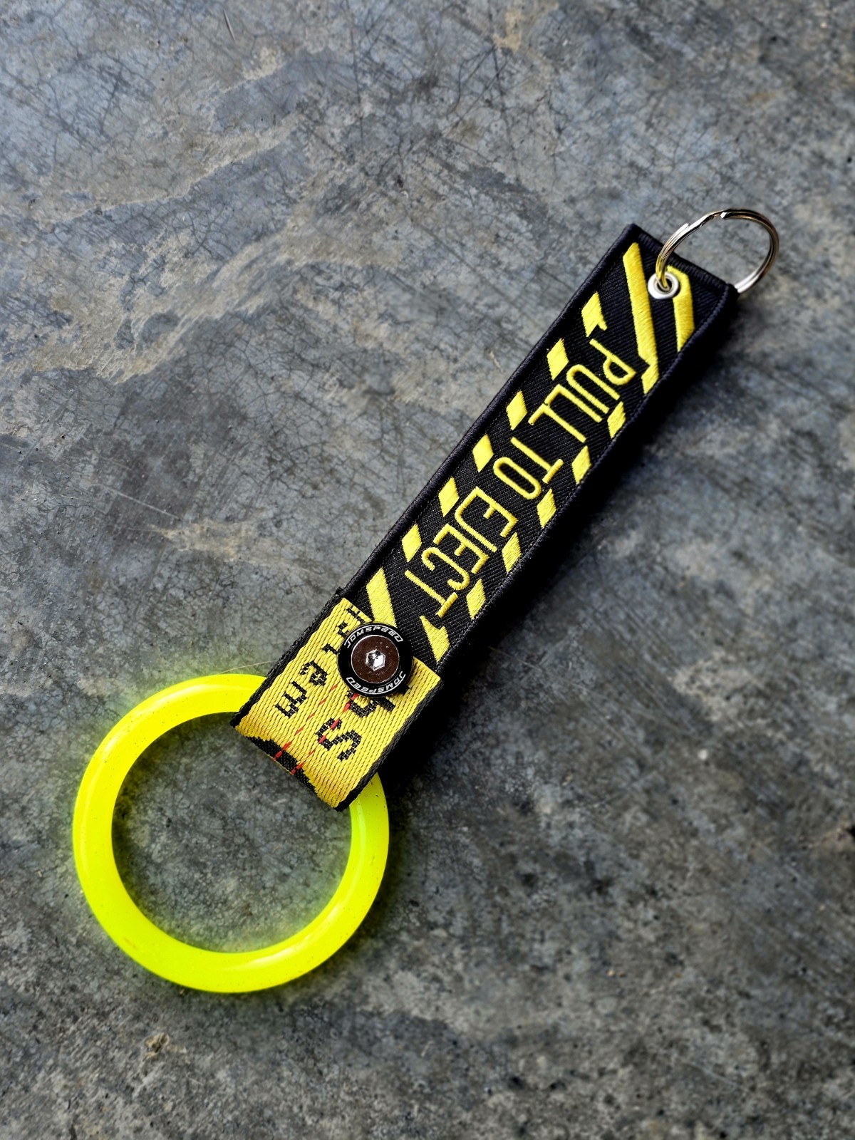 Lanyard Nylon Webbing JDM Backpack key Ring Hook Strap Metal Keychain ...