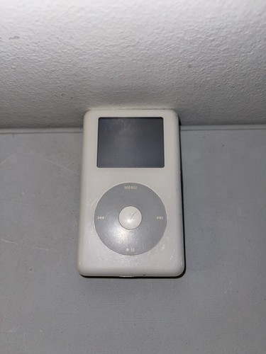 Apple iPod Classic Vintage A1059 20GB Parts Or Repair White ( READ ...