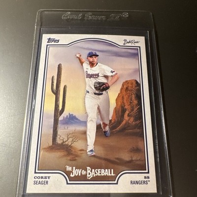 2025 Topps X Bob Ross the Joy of Baseball - Corey Seager #24 | eBay UK