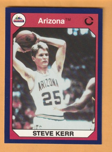 Steve Kerr Arizona Wildcats 1990 Card #93 Golden State Warriors | eBay