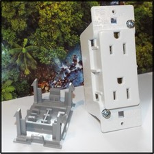Slater P&S Sc085-s1 BRN Self Contained Device Decora Receptacle for RV ...