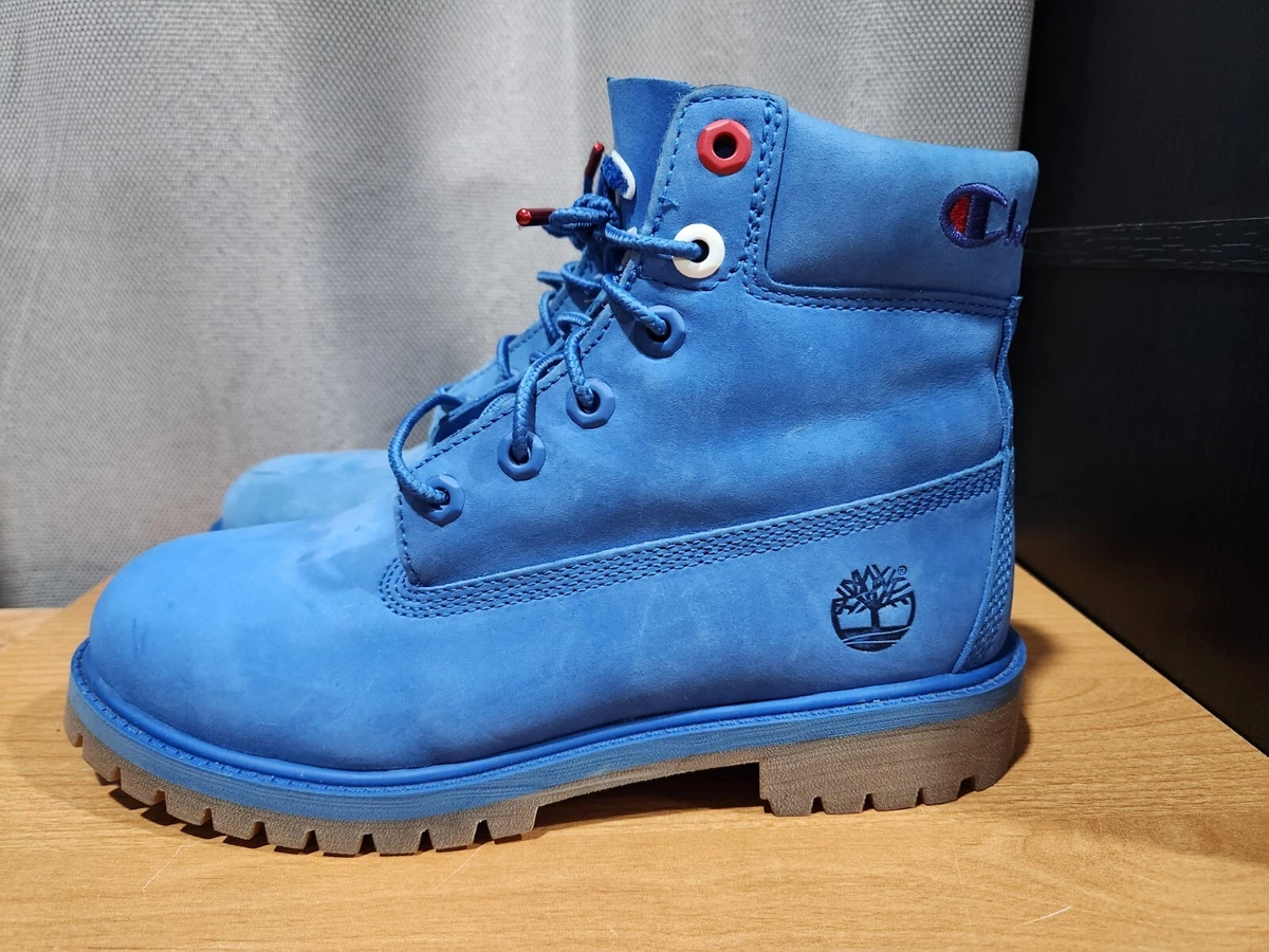 All Blue Timberland Boots