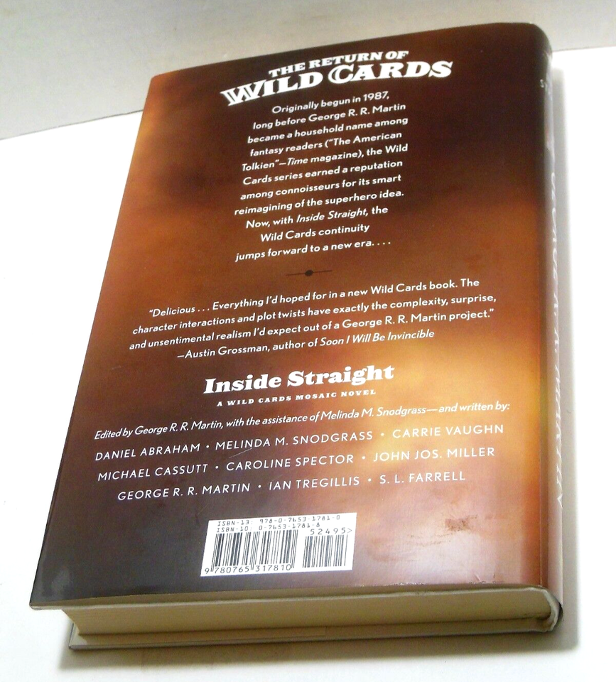 George R R Martin Inside Straight FIRST 1st Wild Cards Series Post ...