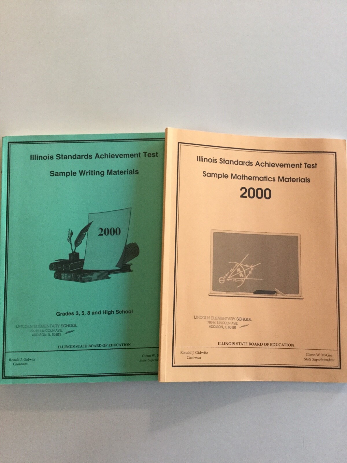 Illinois standards achievement test sample materials 2000 | eBay