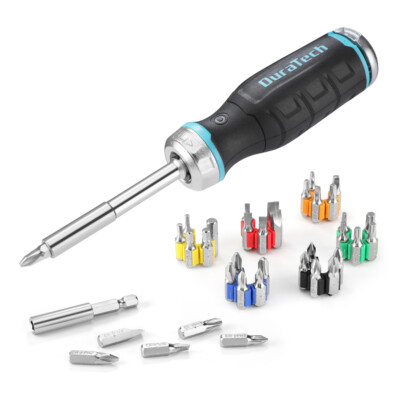 DURATECH 38PC Multi-bit Ratchet Screwdriver Set Magnetic Screw Driver ...