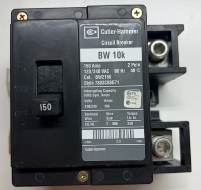 Circuit Breakers - 2 Pole 150 Amp