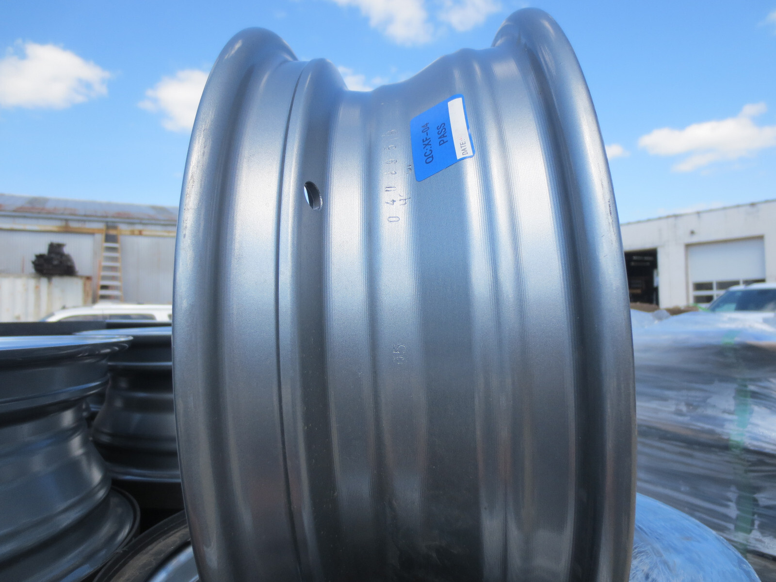 Hi-Spec Aluminum Spoke 14" Gunmetal Gray Trailer Wheel Rim 5 Lug 4.5 ...