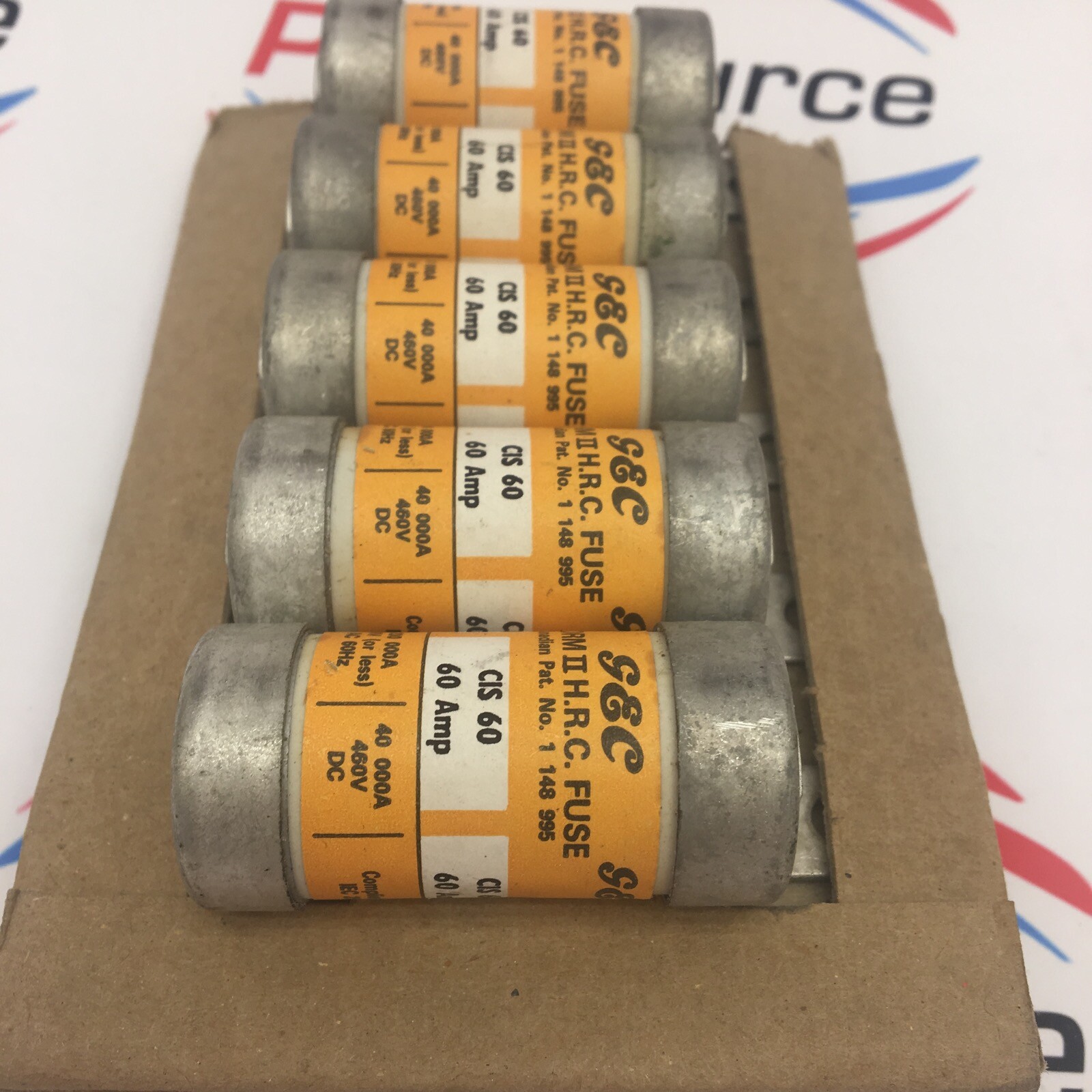 GEC CIS60 60A HRC FUSE LINKS 5-PACK | eBay