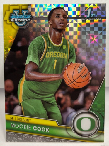 Mookie Cook 2023-24 Bowman Chrome U University X-Fractor SP #67 ...