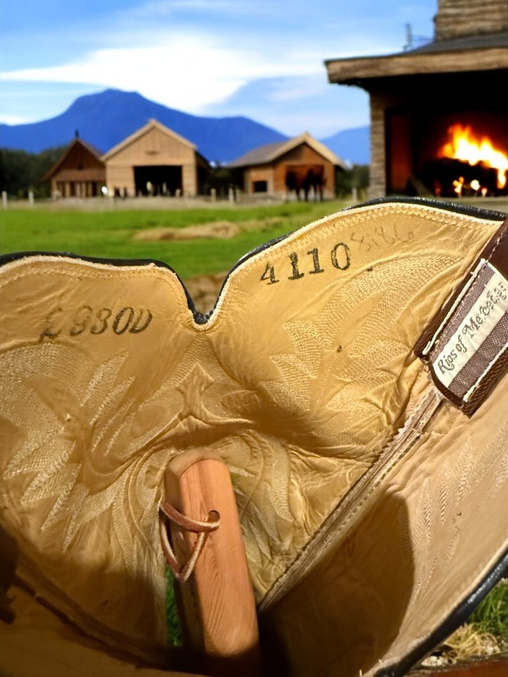 Rios of Mercedes Handmade USA Exotic Brown FQ Ostrich 2930D Size 12-D ...