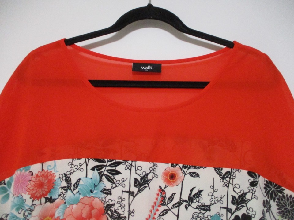 WALLIS SIZE 16 SHEER SUMMER TOP | eBay Australia