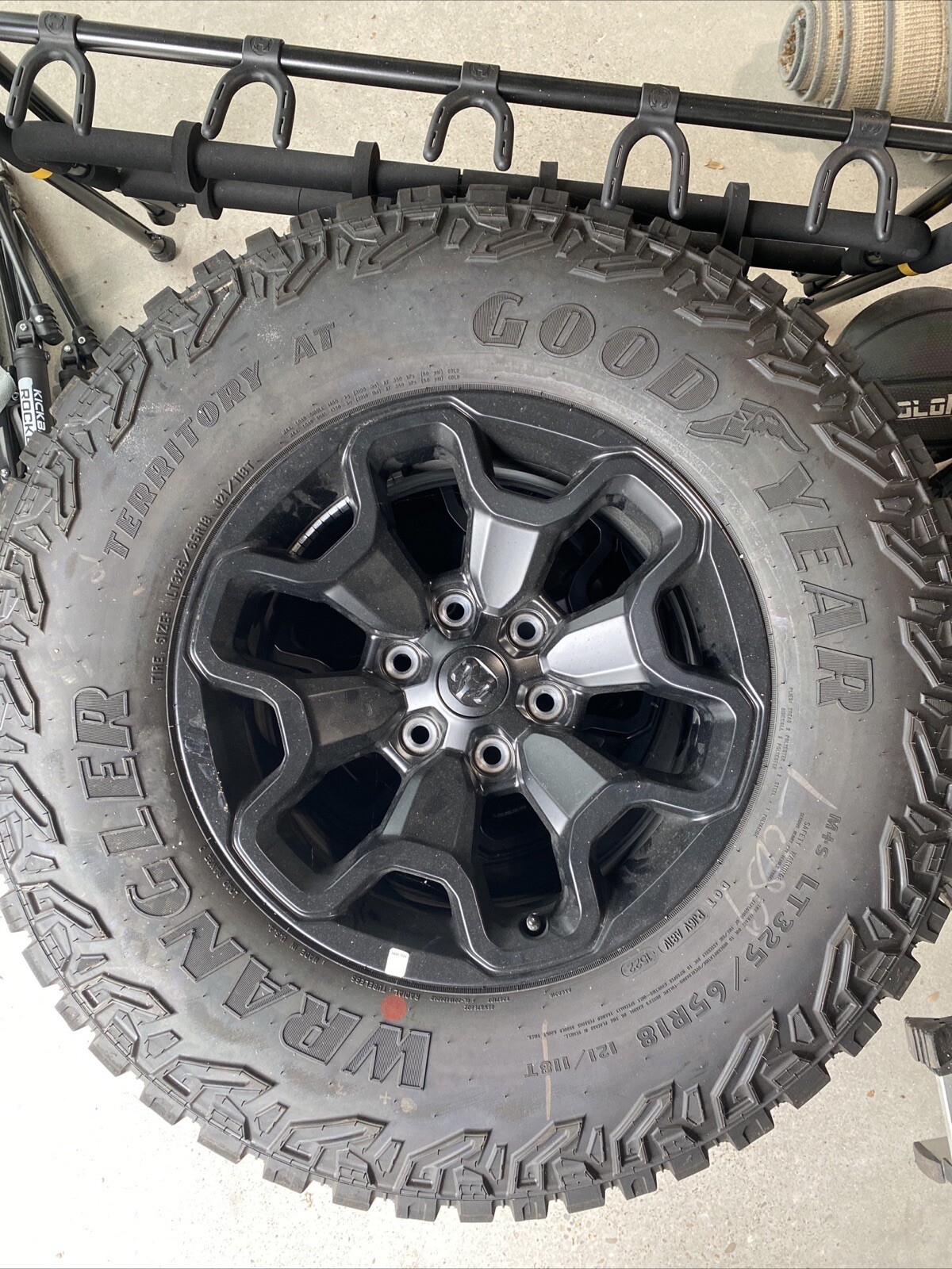 18" Dodge Ram 1500 TRX OEM Factory Wheels Goodyear LT325/65R18 2022 ...