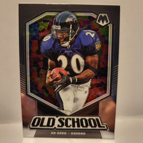 Ed Reed 2020 Panini Mosaic Old School Silver Mosaic Prizm #OS11 ...