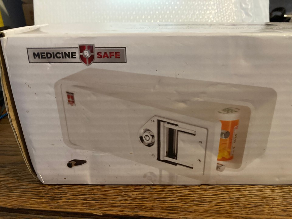 SEALED Brand NEW MEDICINE RX SAFE Medicine Safe-Standard Key, White | eBay