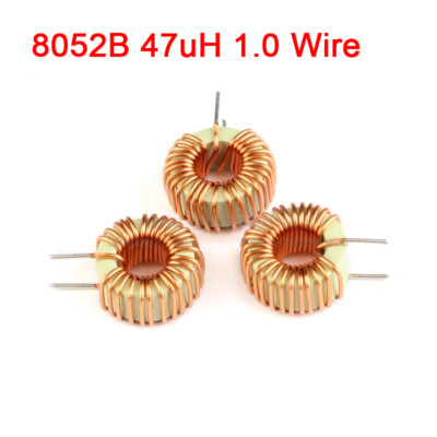 10A Toroid inductor Coil 8052B Magnetic Ring Inductor 47uH 20mm Iron ...