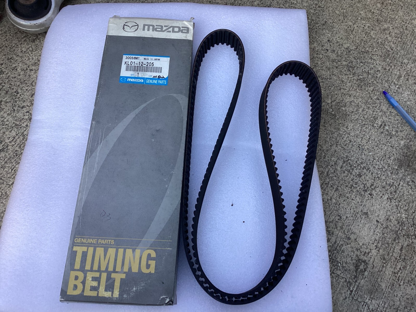 Genuine Mazda Timing Belt For Mazda MX-3 MX-6 626 Millenia KL01-12-205 ...