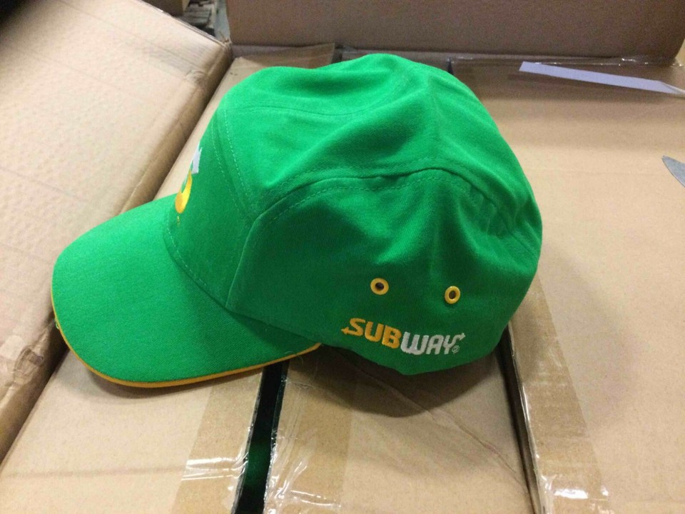 🔥BRAND NEW! Rare Official Subway 5 Panel Snapback Cap Green Fast Food ...