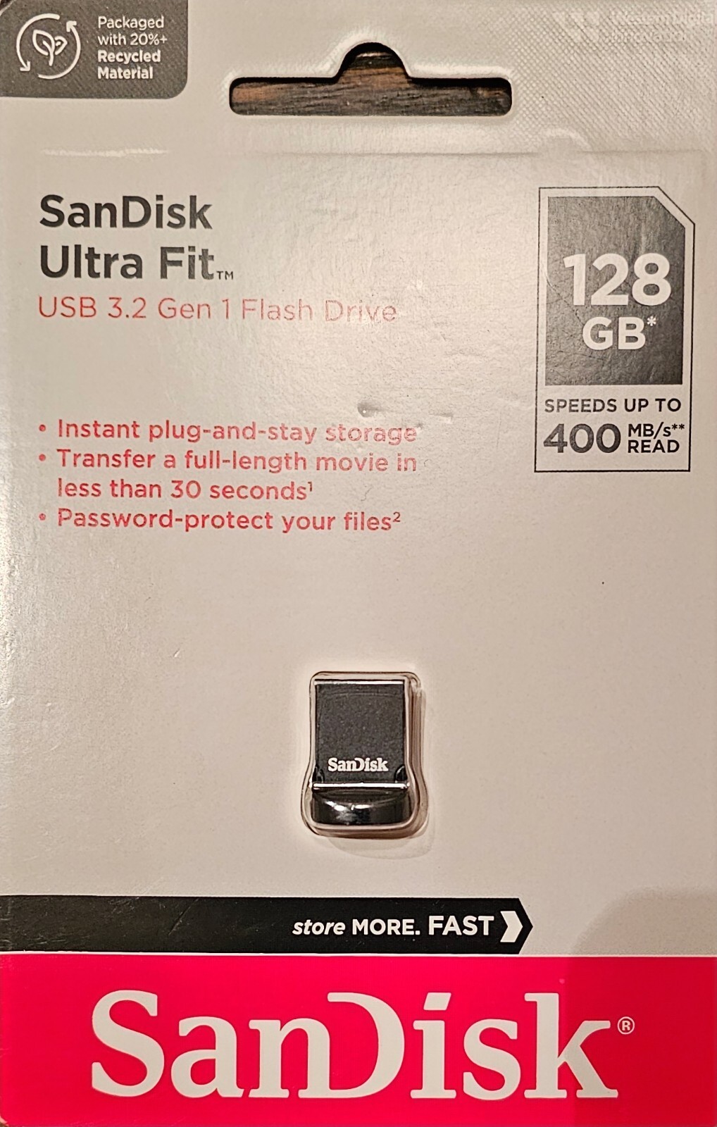 NEW SanDisk Ultra Fit USB 3.2 Gen 1 128GB Flash Drive - SDCZ430-128G-GAM46 | eBay