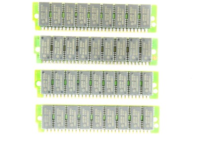 4x 4MB 30-Pin 70ns 9-Chip Parity FPM Memory SIMMs 16MB Apple Macintosh ...