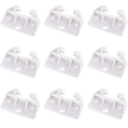 10 Pcs Plastic Latch Drawer Tracks Guide Cabinet Replacement Part | eBay