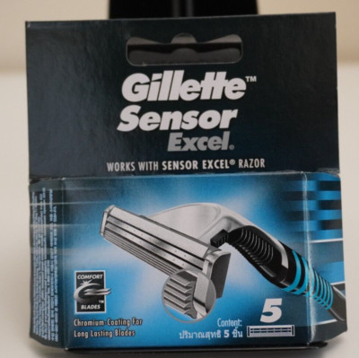 40 Gillette Sensor Excel Refill Catridges (8 Packs of 5 Razors Per Pack ...