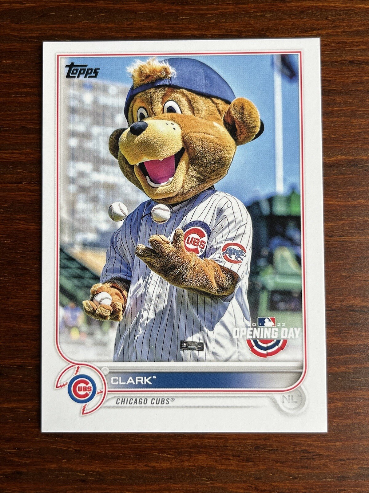 2022 Topps Opening Day Mascots #M-3 Clark Chicago Cubs Card | eBay