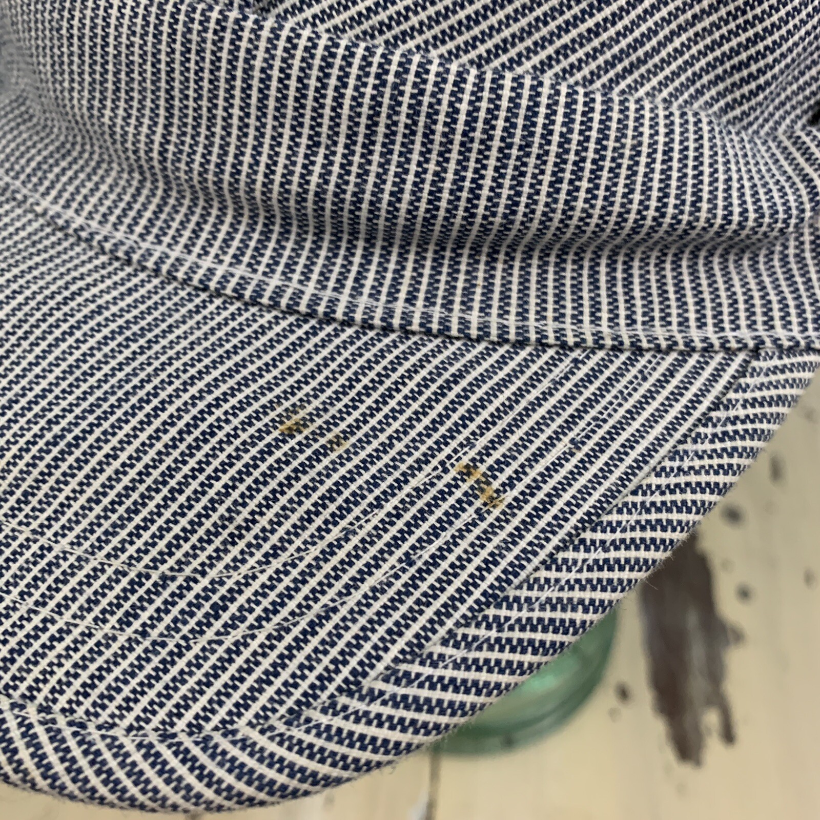 GOOD & PLENTY - Hickory Striped Train Conductor Engineer Workwear Hat ...