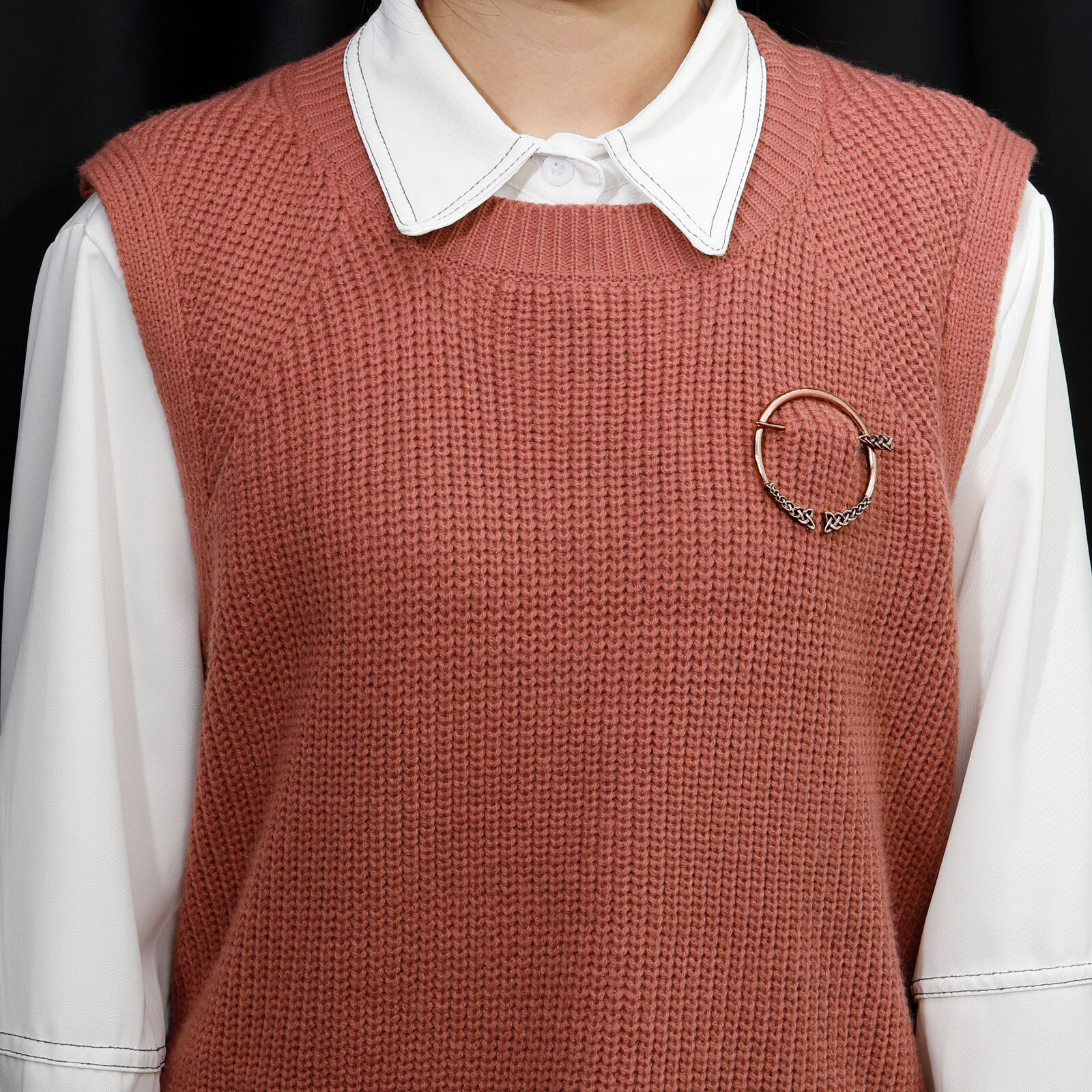 Vintage Brooch Cloak Pin, Penannular Brooch Cloak Clasp(Silver) | eBay