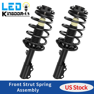 Pair Complete Front Shocks Struts w/ Coil Springs for 2003- 2008 Toyota ...
