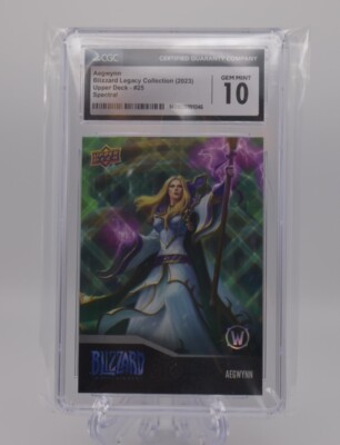 Aegwynn Spectral Card Blizzard Legacy Collection CGC Graded 10 | eBay