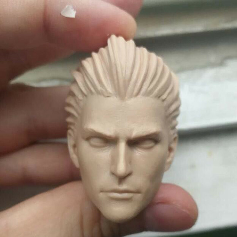 Blank Hot 1/6 Scale Devil May Cry Wizard Vergil Head Sculpt Unpainted ...