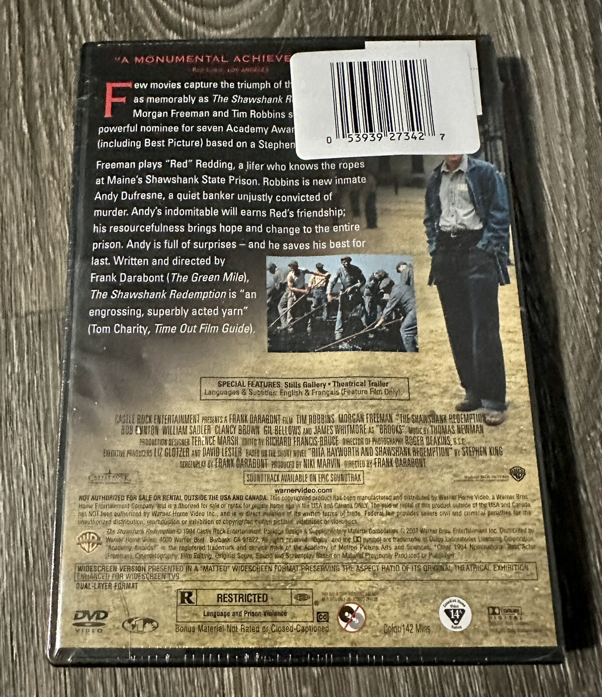 Set of 4 DVDs - Heat, The Godfather, Road House, & The Shawshank ...