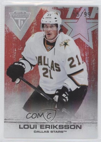 2011-12 Panini Titanium Spectrum Ruby /99 Loui Eriksson #18 | eBay